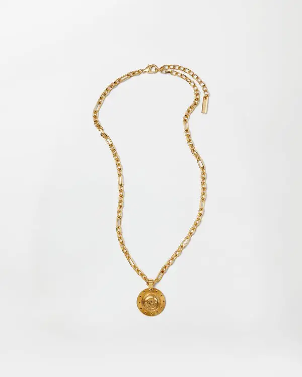Versace Irradia Medusa Chain Necklace - Gold