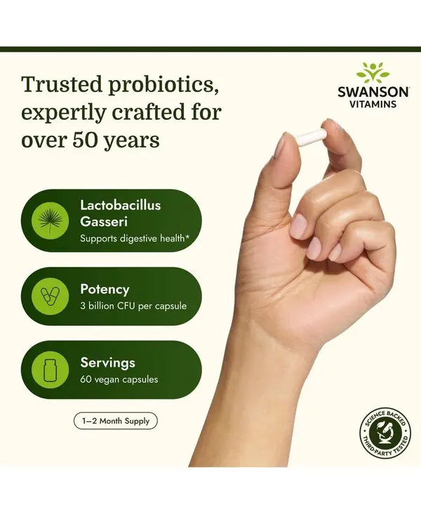 SWANSON Lactobacillus Gasseri Probiotic