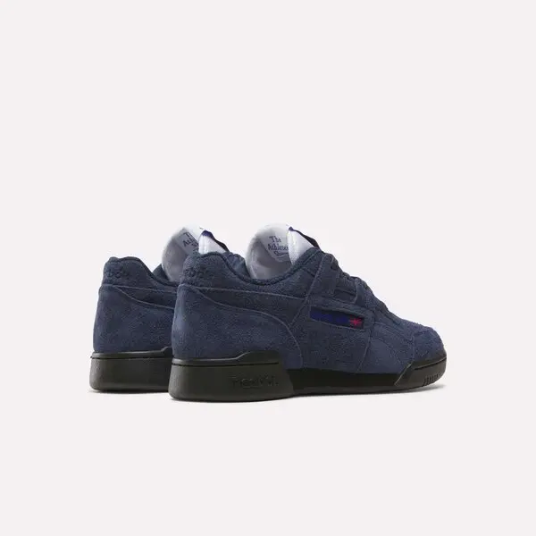 REEBOK Workout Plus Suede Sneakers - Navy/navy/black
