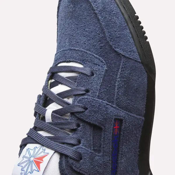 REEBOK Workout Plus Suede Sneakers - Navy/navy/black