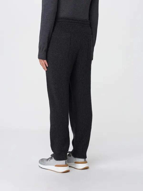 Brunello Cucinelli Drawstring Ribbed Track Pants - No