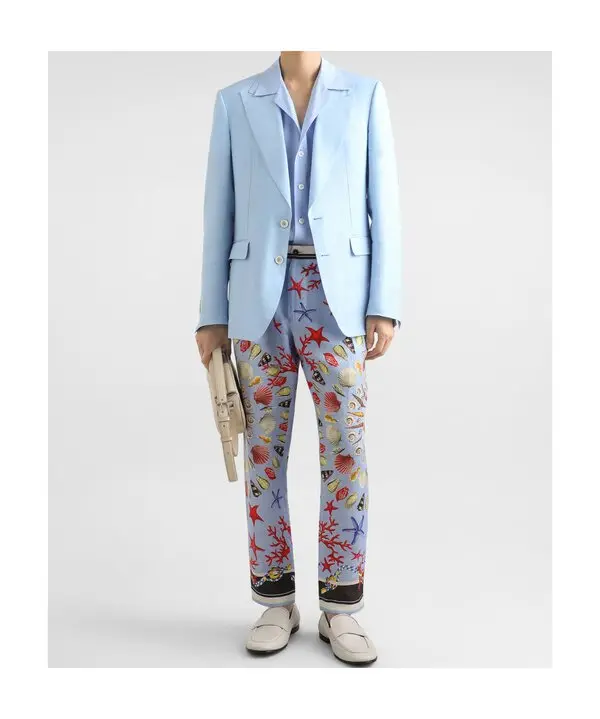 Dolce & Gabbana Dolce Gabbana Sicilia Single-breasted Jacket - Light Blue