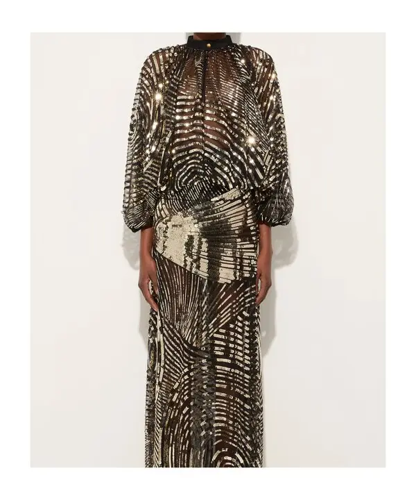 Emilio Pucci Iride Sequined Blouse