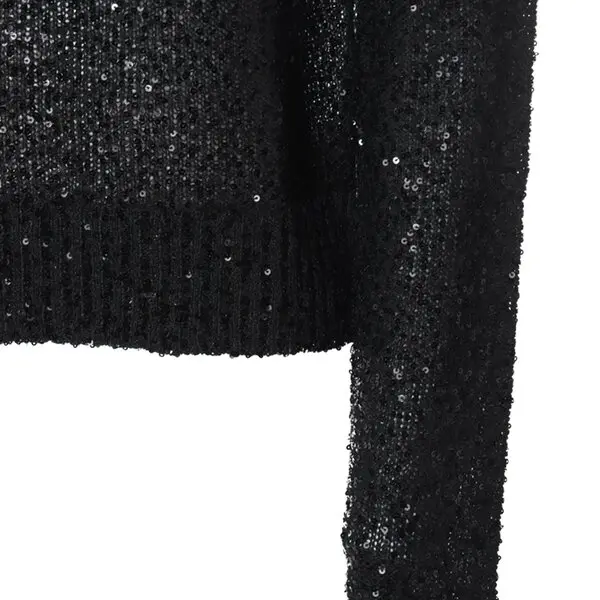 Brunello Cucinelli Sequined Long Sleeve Sweater