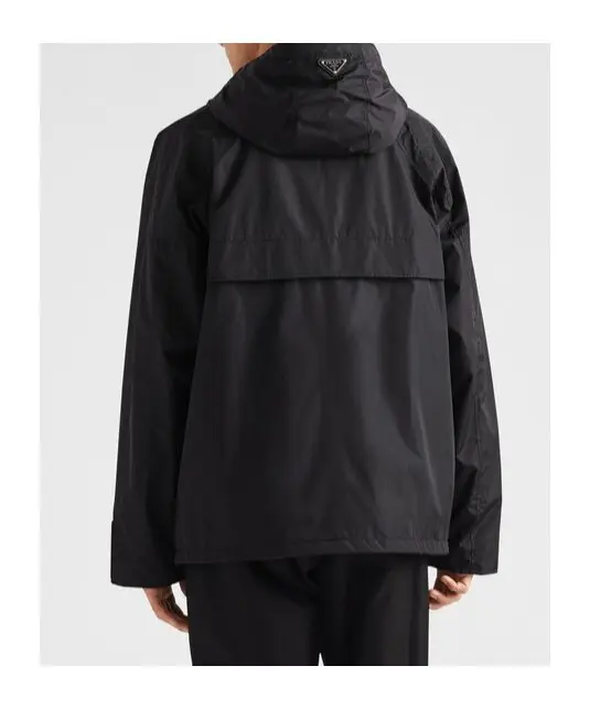 Prada Technical Fabric Jacket With Hood