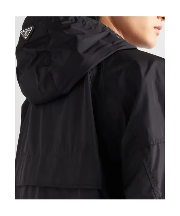 Prada Technical Fabric Jacket With Hood