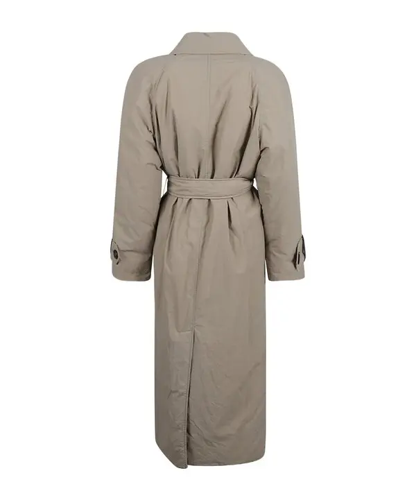 Brunello Cucinelli Long Belted Down Coat