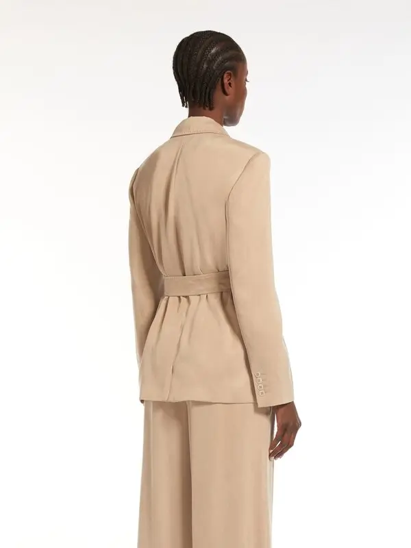 Max Mara Single-breasted Blazer With Belt