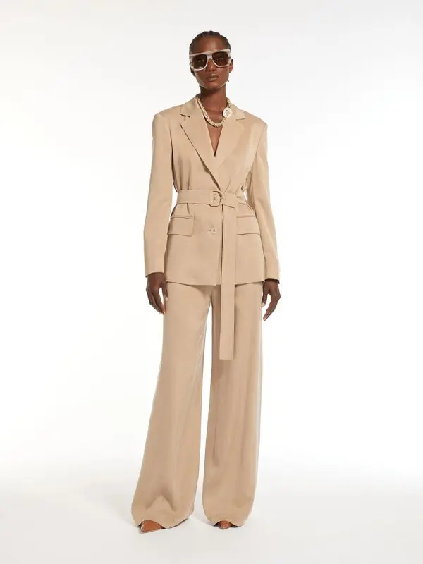 Max Mara Single-breasted Blazer With Belt