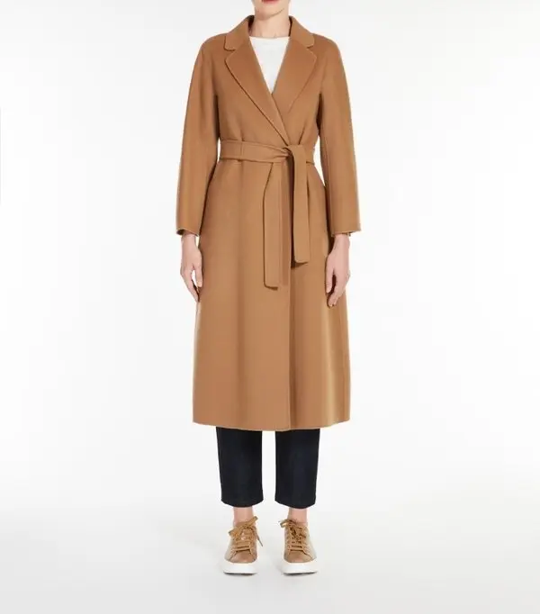 Max Mara S Nina" Belted Long-sleeved Coat