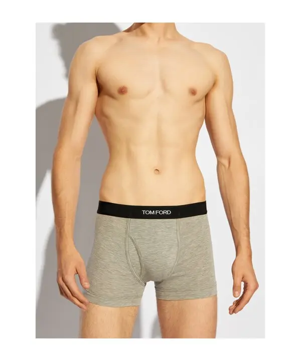 TOM FORD Logo Waistband Boxer Briefs Multipack