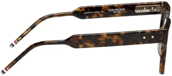 Thom Browne Tortoiseshell Logo Square Mirror