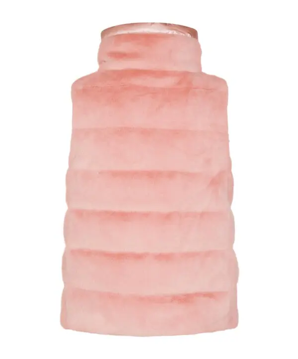 Herno High-neck Quilted Vest - Pink
