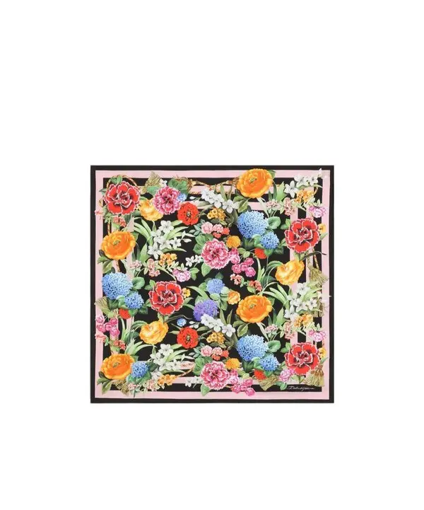 Dolce & Gabbana Floral-print Foulard - Multicolor