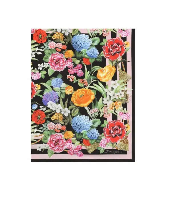 Dolce & Gabbana Floral-print Foulard