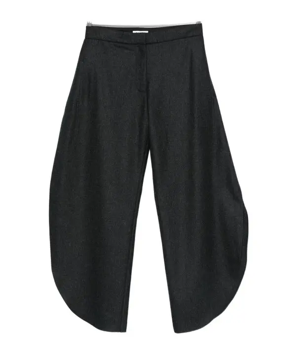 Alaïa Flannel Petal Pants - Black