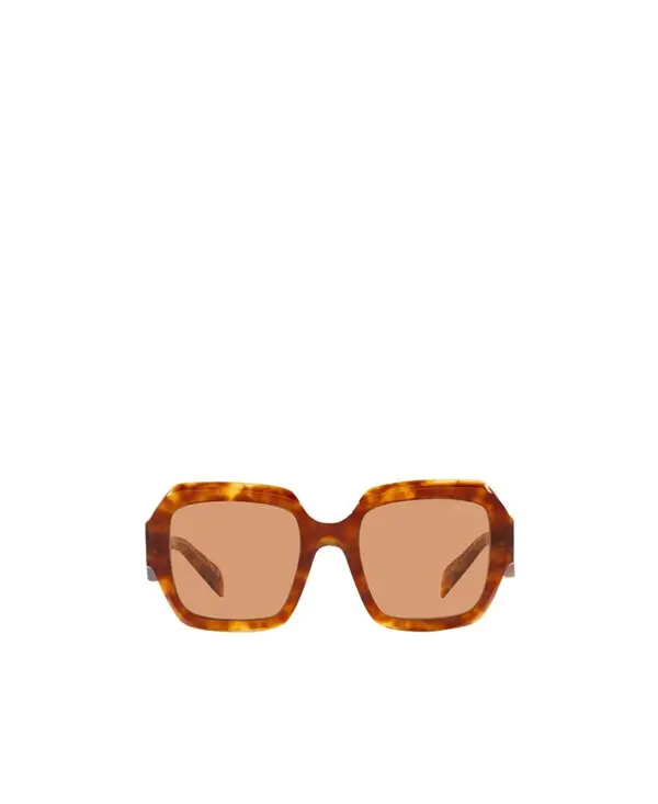 Prada Tortoiseshell Square Frame Sunglasses - Brown