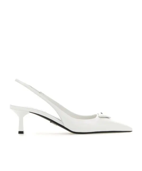 Prada Pointed Toe Slingback Pumps