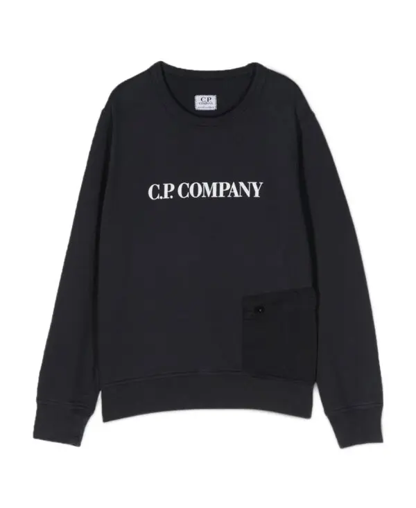 C.P. COMPANY Logo-print Cotton Sweatshirt
