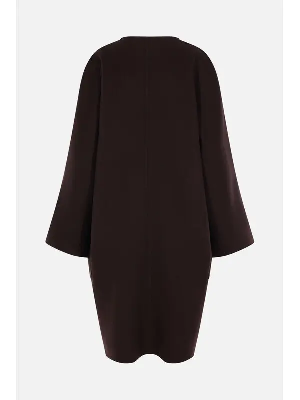 THE ROW Long Sleeved Coat - Black