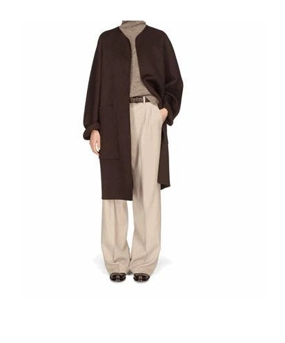 THE ROW Long Sleeved Coat - Black