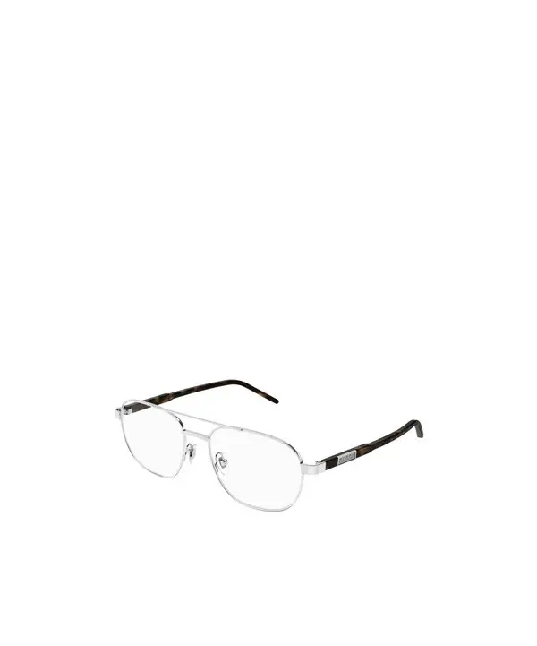 Gucci Aviator Eyeglasses With Temple Logo Detail