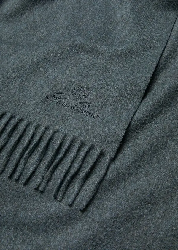 Loro Piana Grande Unita Fringed-edge Scarf