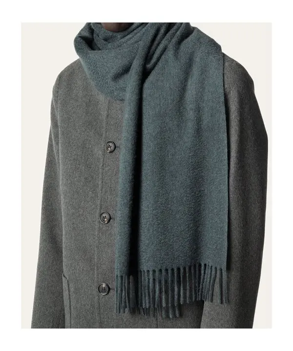 Loro Piana Grande Unita Fringed-edge Scarf