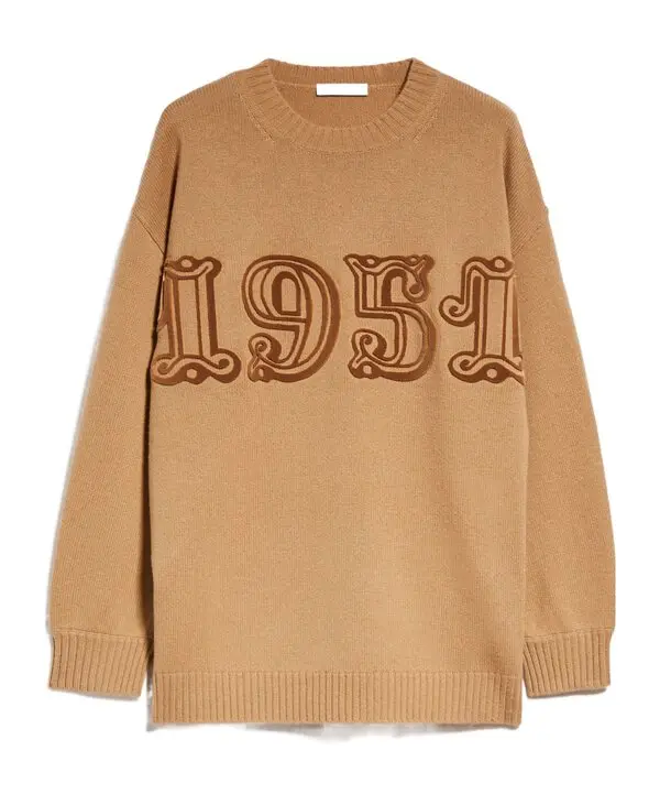 Max Mara 1951' Embellished Crewneck Jumper