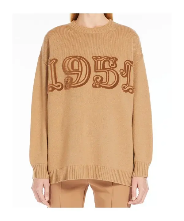 Max Mara 1951' Embellished Crewneck Jumper
