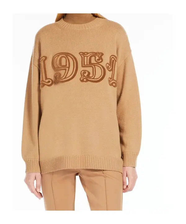 Max Mara 1951' Embellished Crewneck Jumper