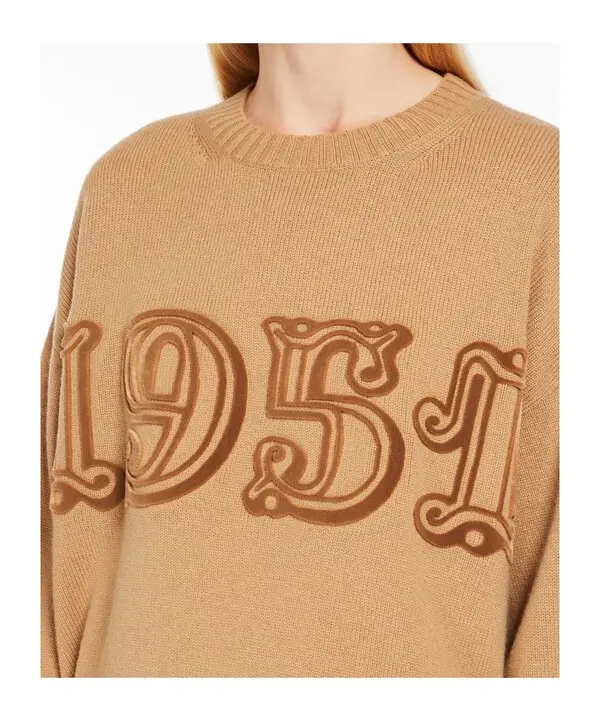 Max Mara 1951' Embellished Crewneck Jumper