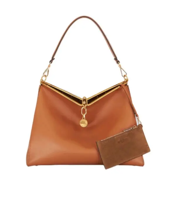 Etro Vela Pegaso Motif Large Shoulder Bag