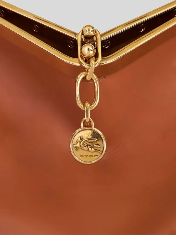 Etro Vela Pegaso Motif Large Shoulder Bag