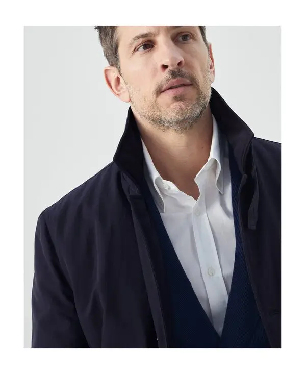 Brunello Cucinelli Single-breasted Cotton-blend Coat