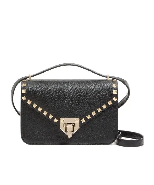 Valentino Garavani Rockstud Mini Shoulder Bag - Black