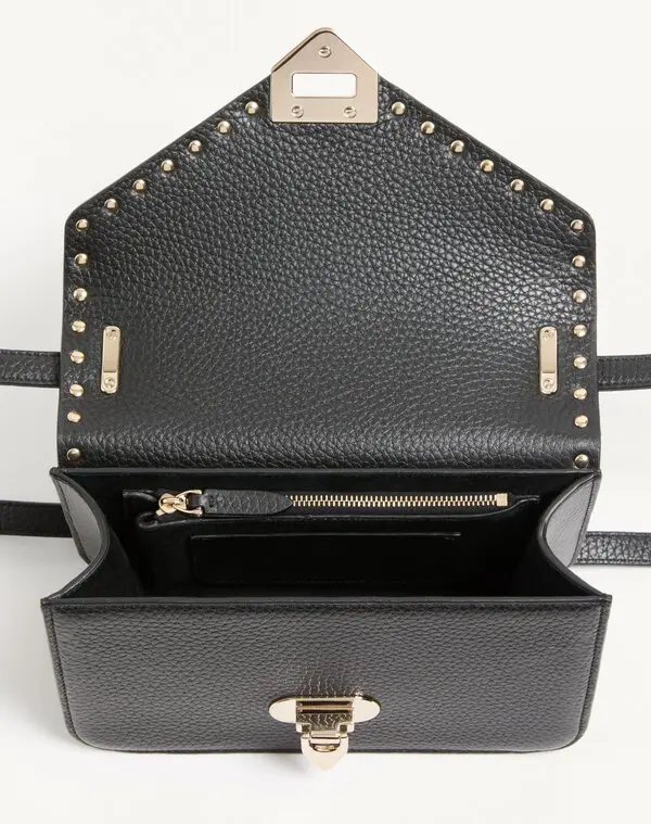 Valentino Garavani Rockstud Mini Shoulder Bag - Black