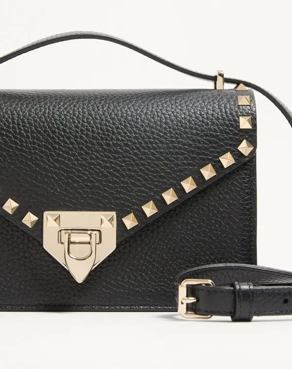 Valentino Garavani Rockstud Mini Shoulder Bag - Black
