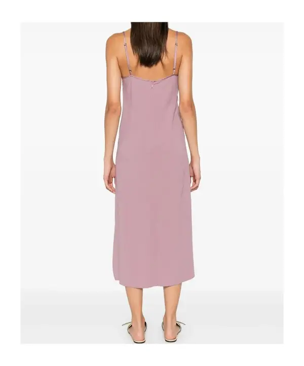 FORTE_FORTE Satin Midi Dress