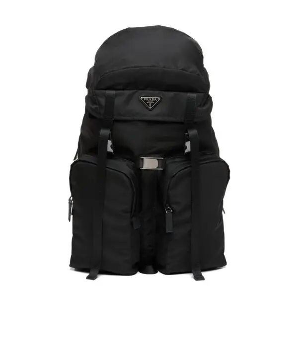 Prada Multi-pocket Backpack - Black