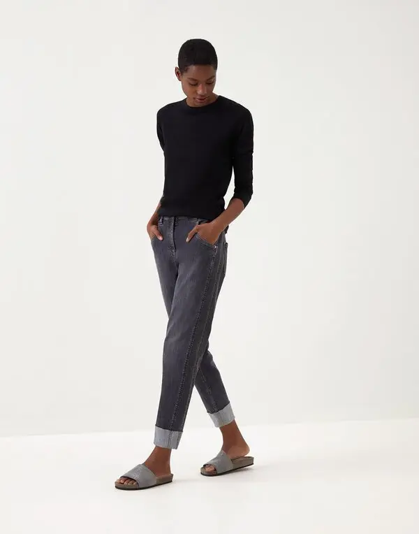 Brunello Cucinelli Long Sleeve Fitted Sweater