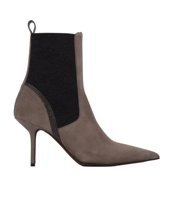 Brunello Cucinelli Pointed Toe Ankle Boots