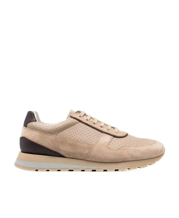 Brunello Cucinelli Perforated Lace-up Sneakers