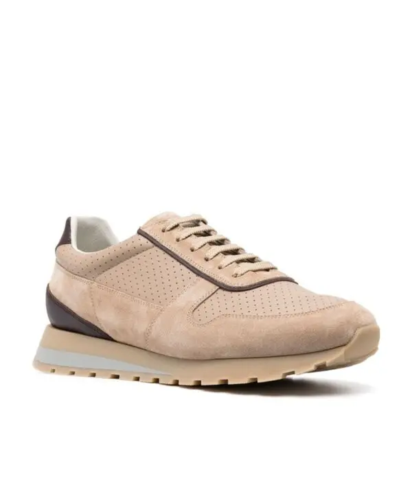 Brunello Cucinelli Perforated Lace-up Sneakers