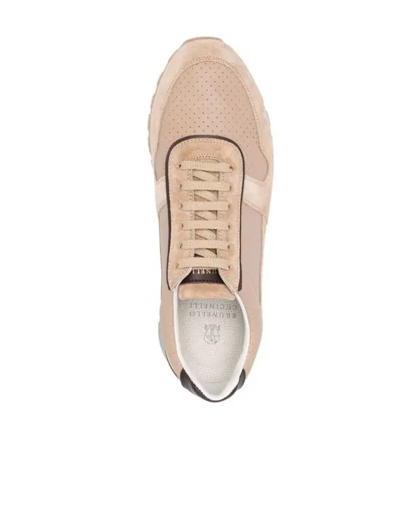 Brunello Cucinelli Perforated Lace-up Sneakers