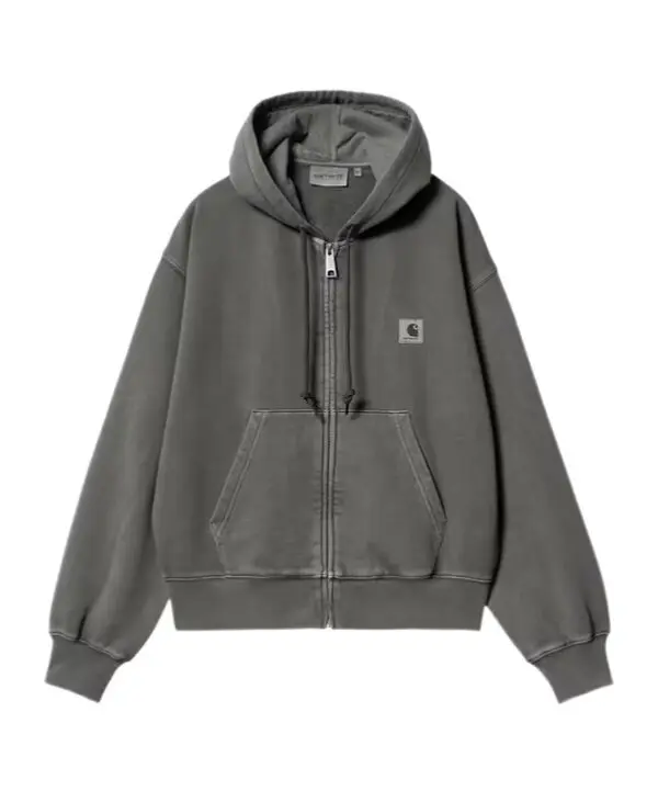 Carhartt Work In Progress Hooded Nelson Zipped Jacket - Black