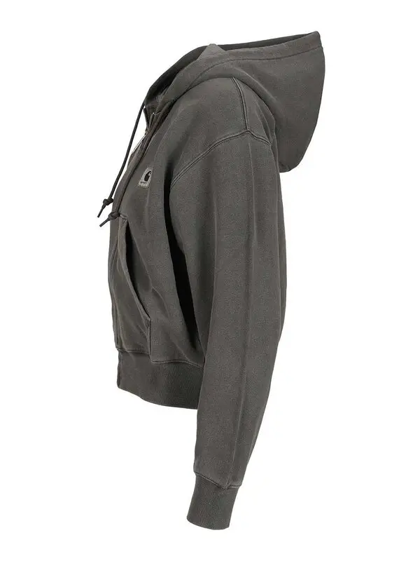 Carhartt Work In Progress Hooded Nelson Zipped Jacket - Black