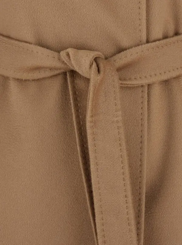 Max Mara Belted Long-sleeved Coat