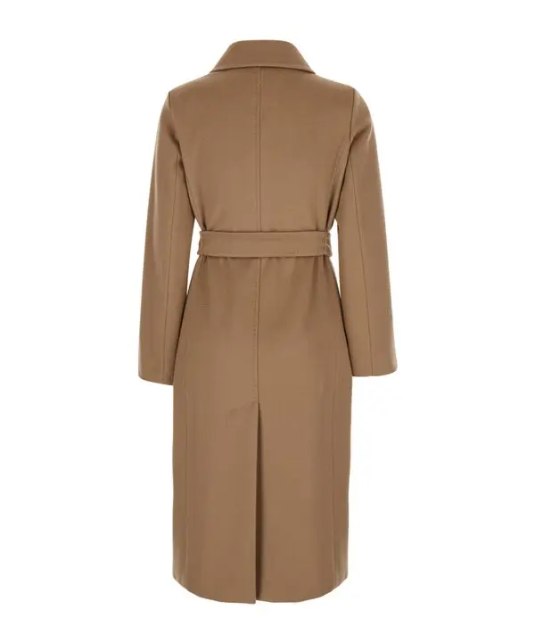 Max Mara Belted Long-sleeved Coat - No