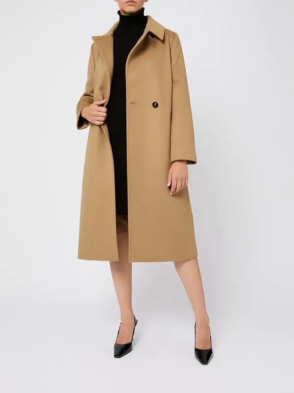 Max Mara Belted Long-sleeved Coat - No